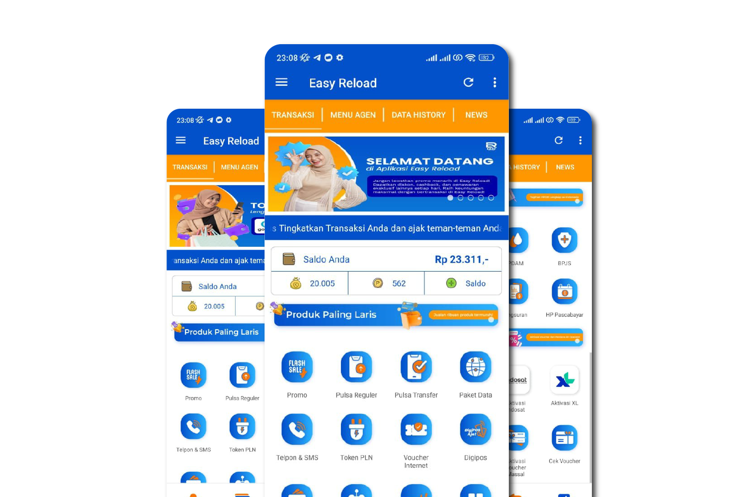 Easy Reload – Aplikasi Pulsa dan Paket Data temurah